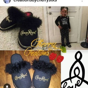 Lady Crown Slippers - Etsy