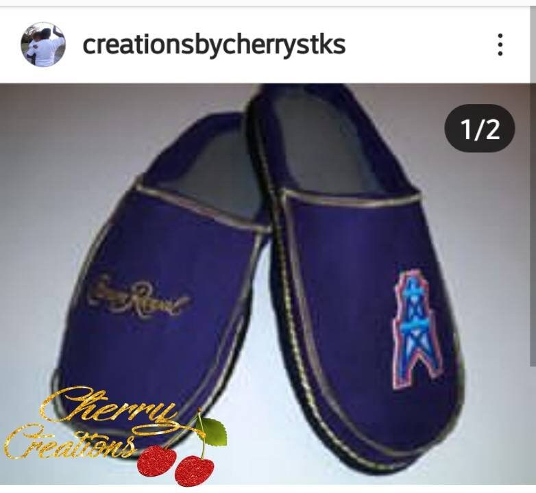 Team Logo/crown Royal Slippers - Etsy