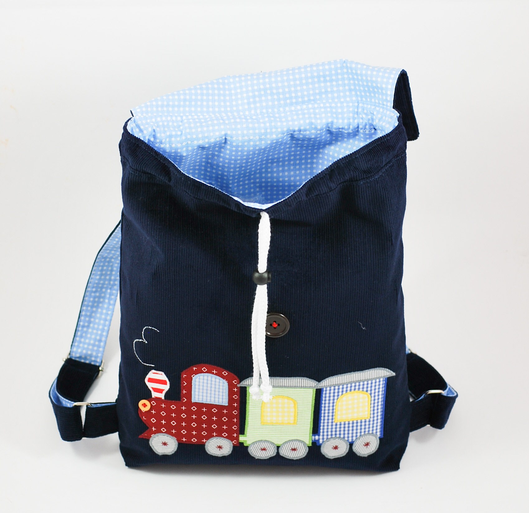 Personalised Backpack With a Train for a Toddler a Bag With a | Etsy