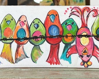 Birds of a Feather | Page Edgers - Etsy