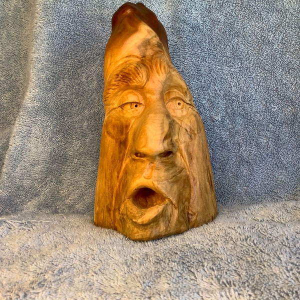 Hand Carved Wizard - Etsy