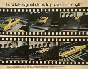 Vintage 1967 Ford Xl Print Advertisement Retro Gift Decor - Etsy
