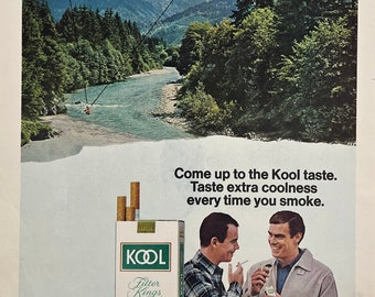 Vintage Kool Cigarettes Advertisement - Etsy