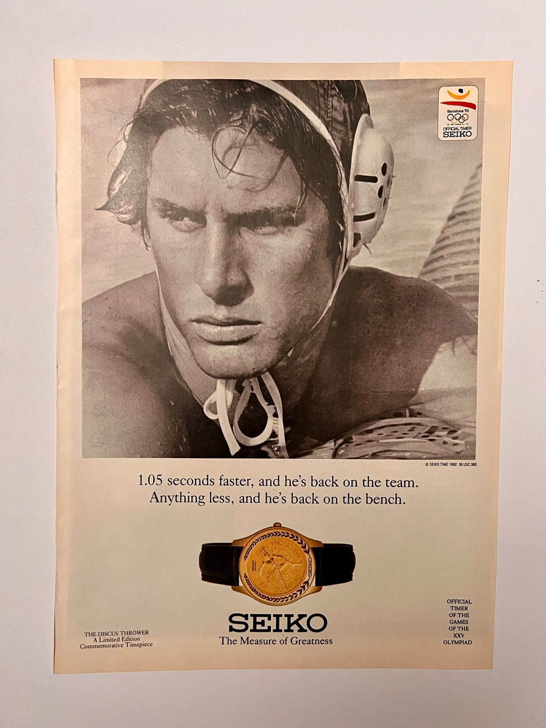 Vintage Seiko Watch Advertisement - Etsy