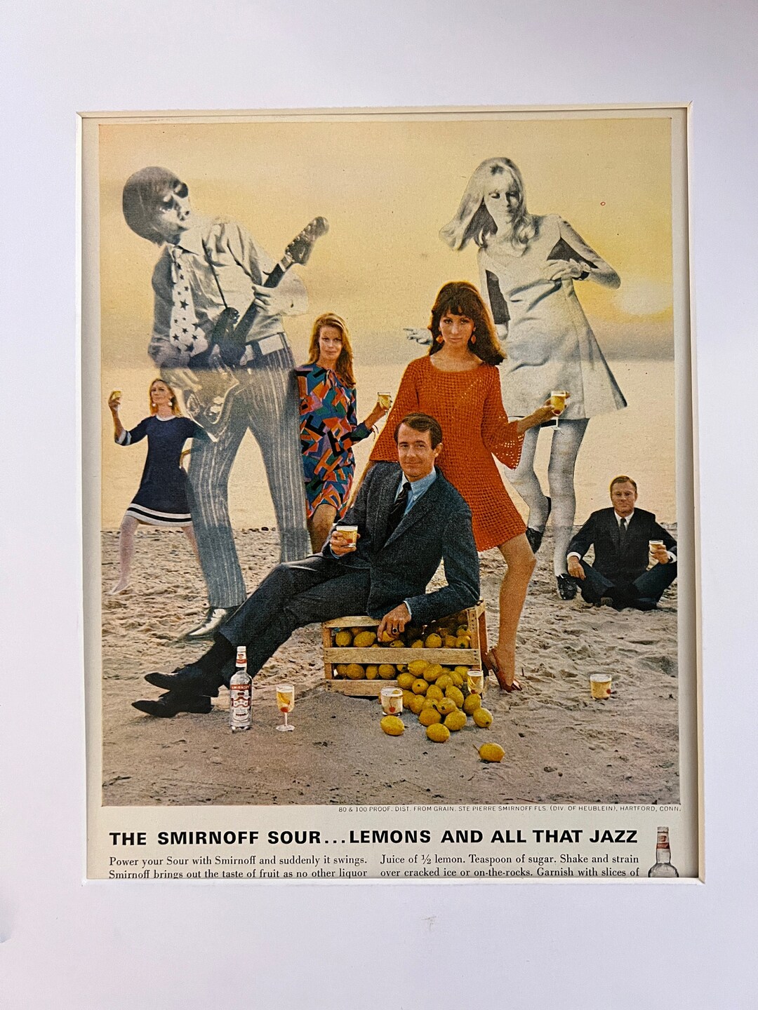 Vintage Smirnoff Jazz Advertisement - Etsy