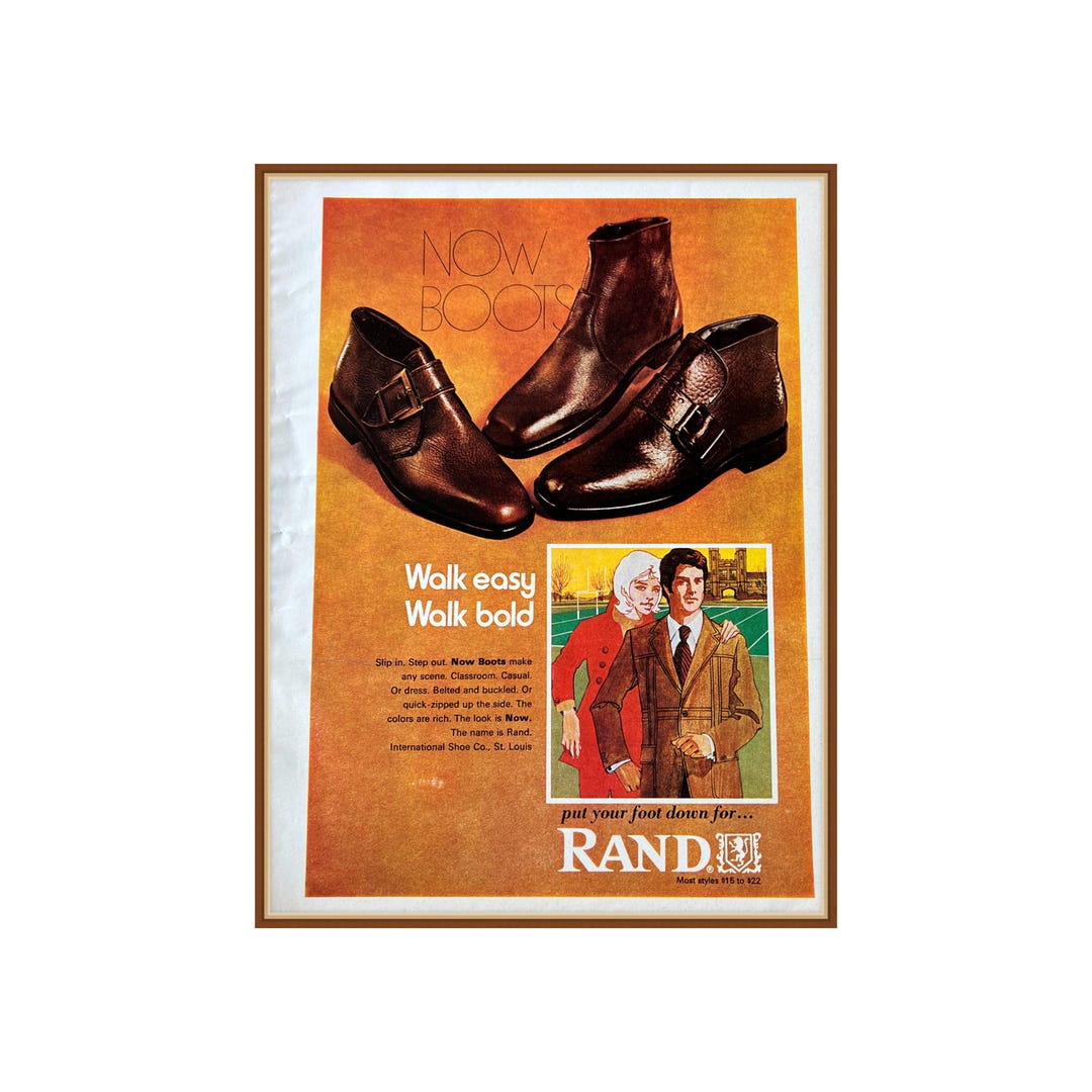 Vintage Rand Shoes Advertisement - Etsy