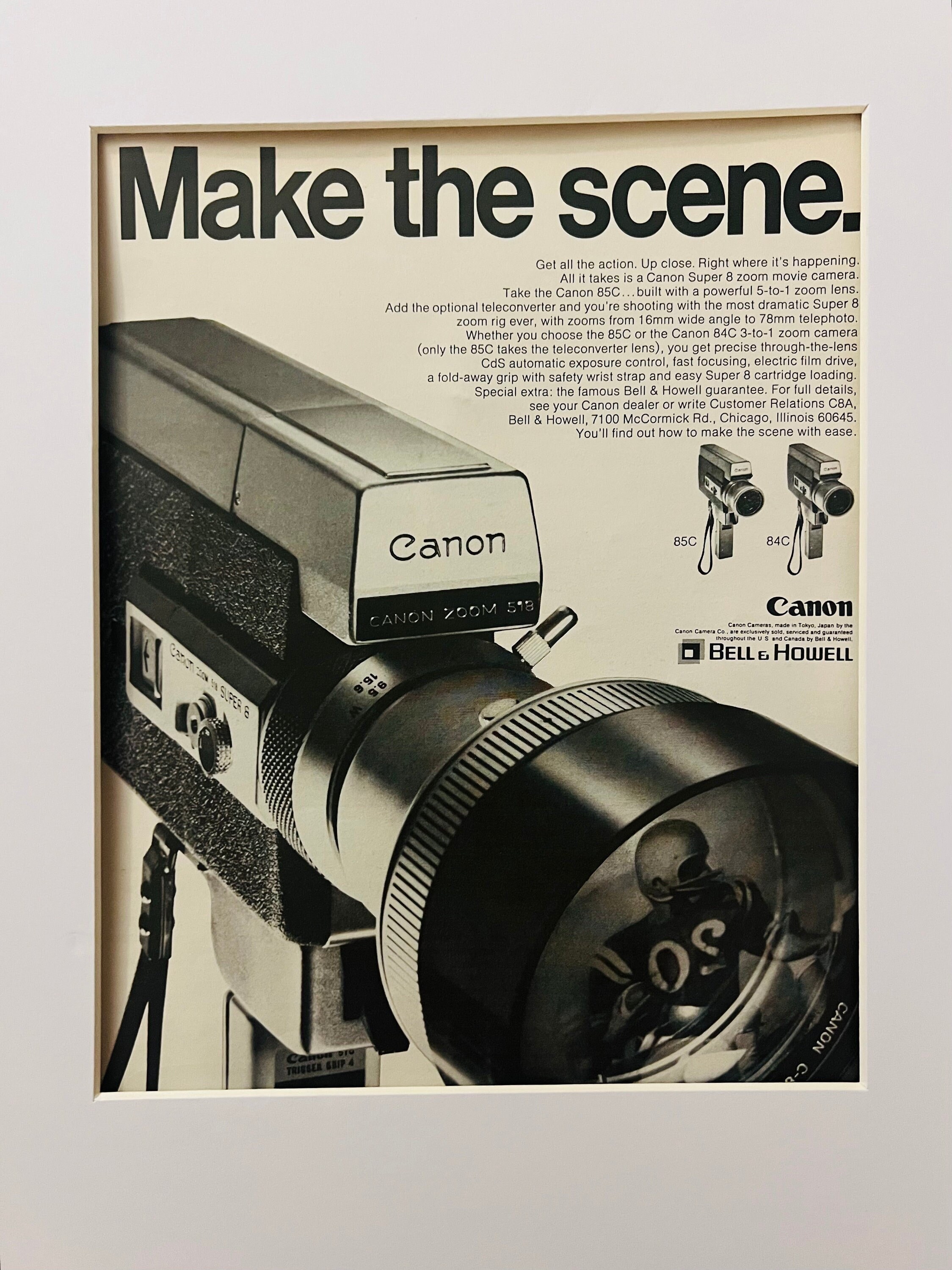 Vintage Canon Camera Advertisement - Etsy