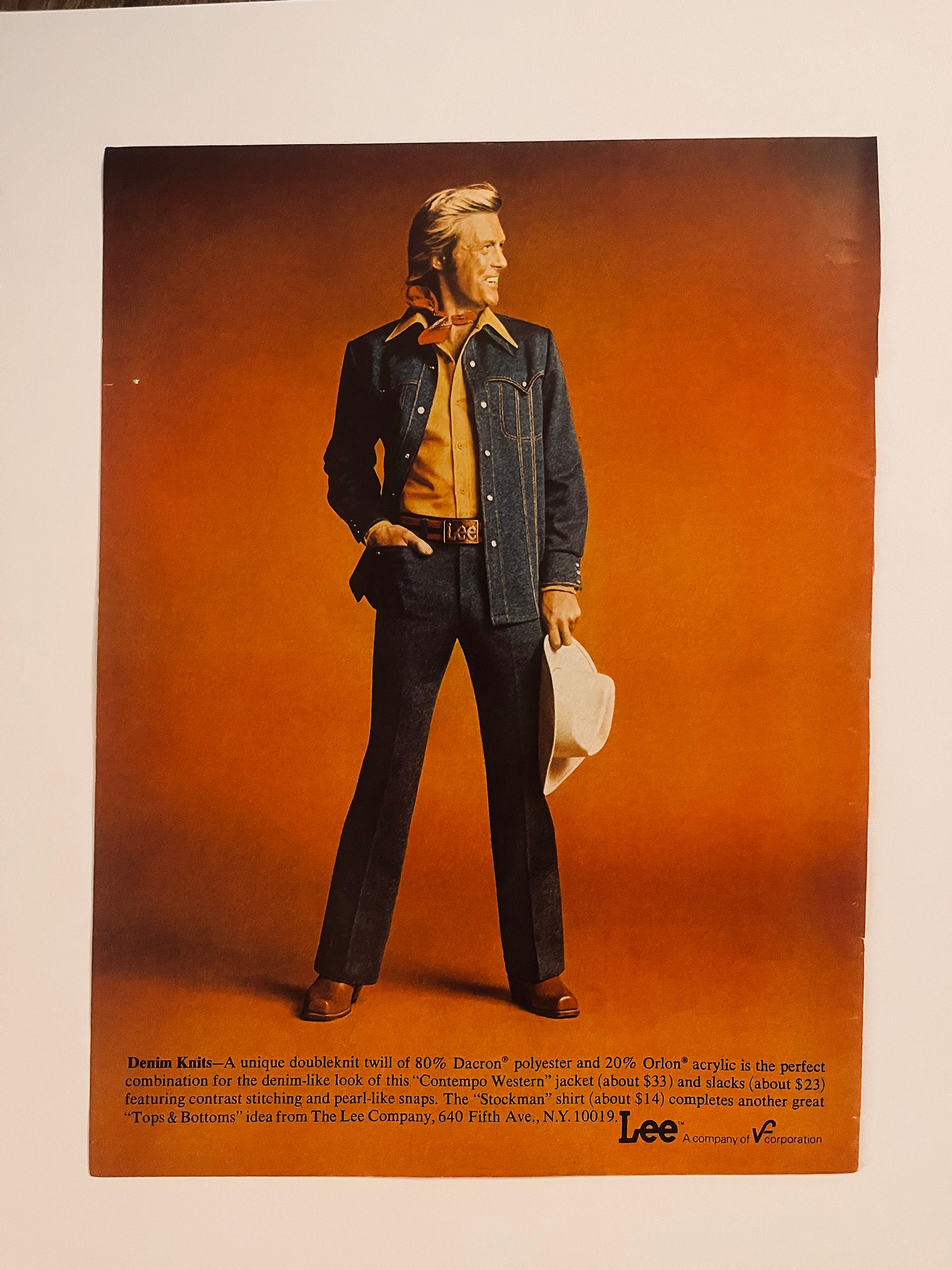 Vintage Lee Advertisement - Etsy
