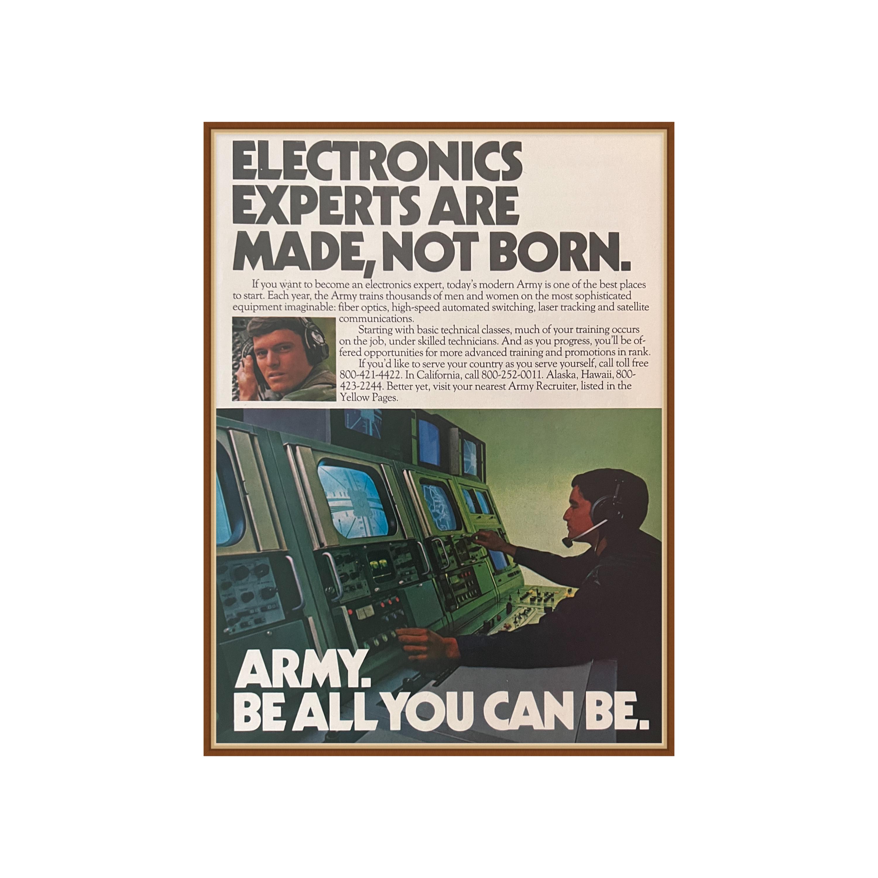 Vintage United States Army Advertisement - Etsy