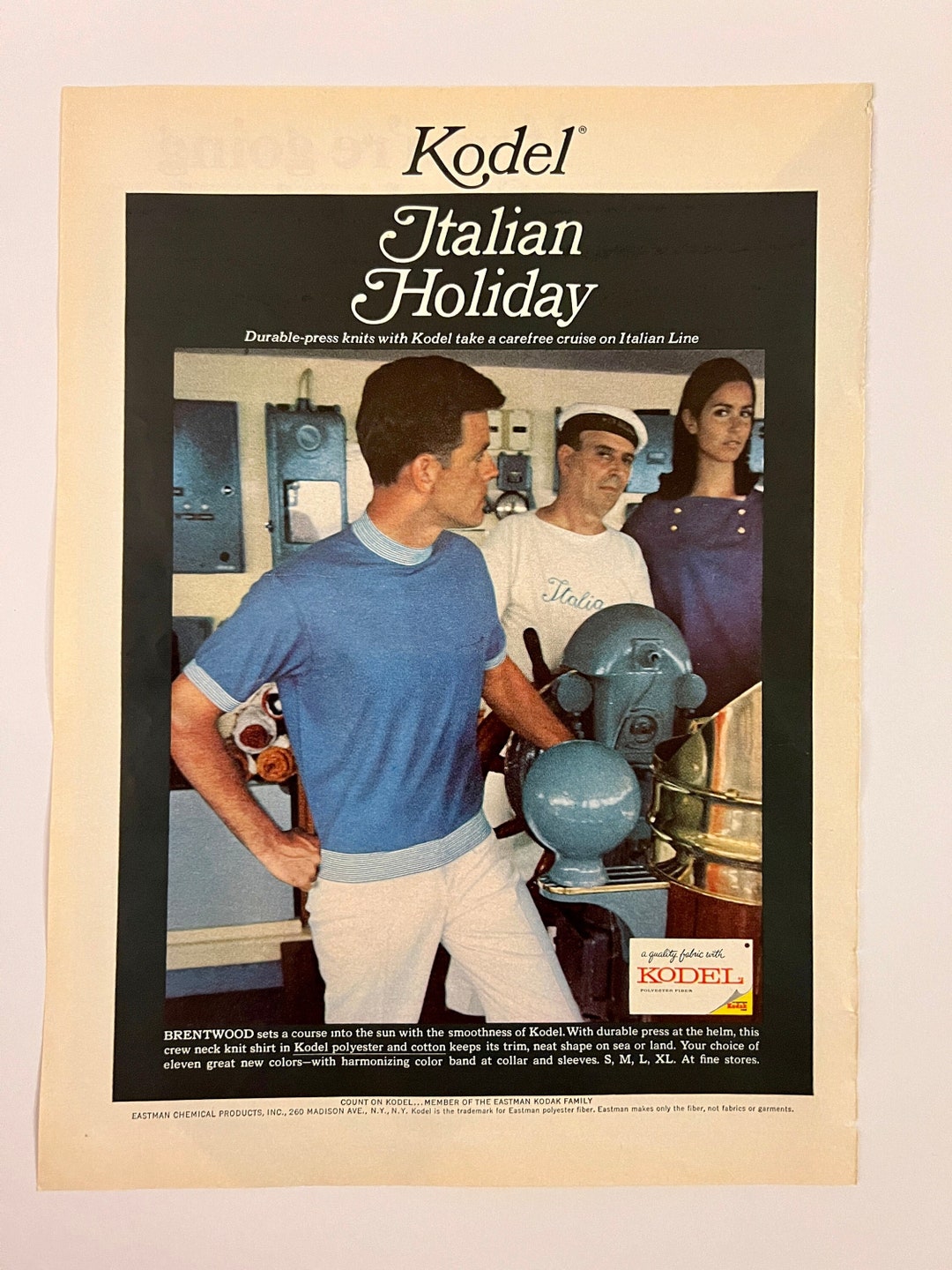 Vintage Kodel Italian Holiday Advertisement - Etsy
