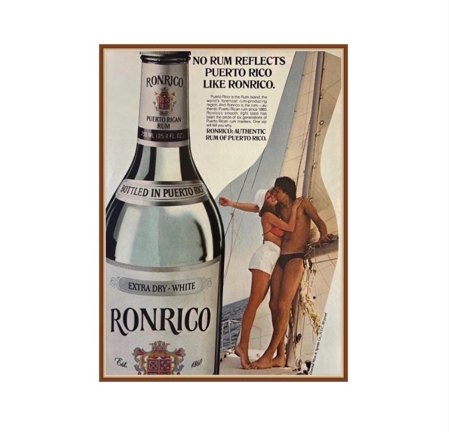 Vintage Ronrico Rum Advertisement - Etsy