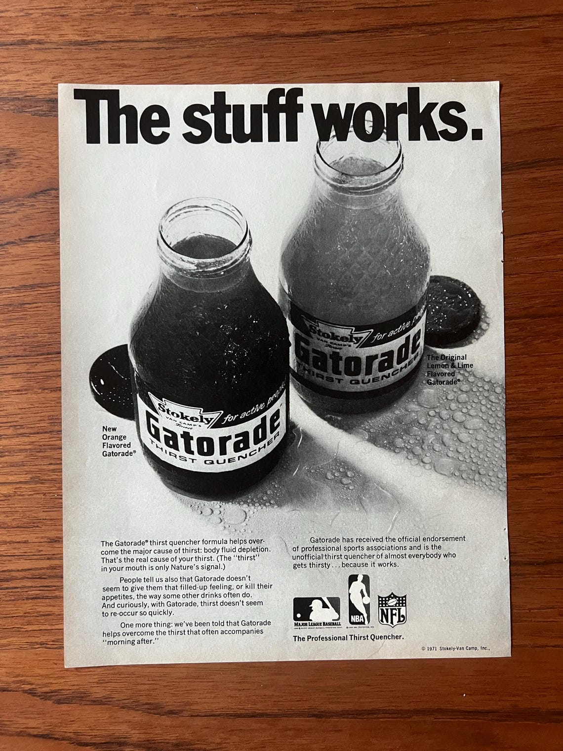 Vintage Gatorade Advertisement - Etsy