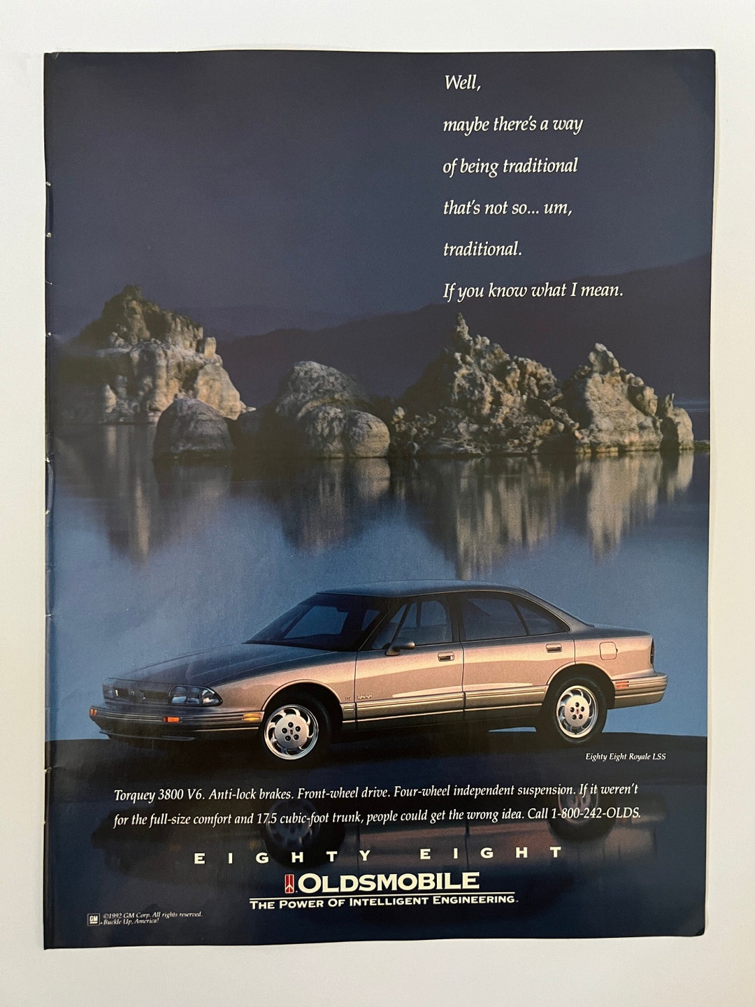 Vintage GM Oldsmobile Advertisement - Etsy