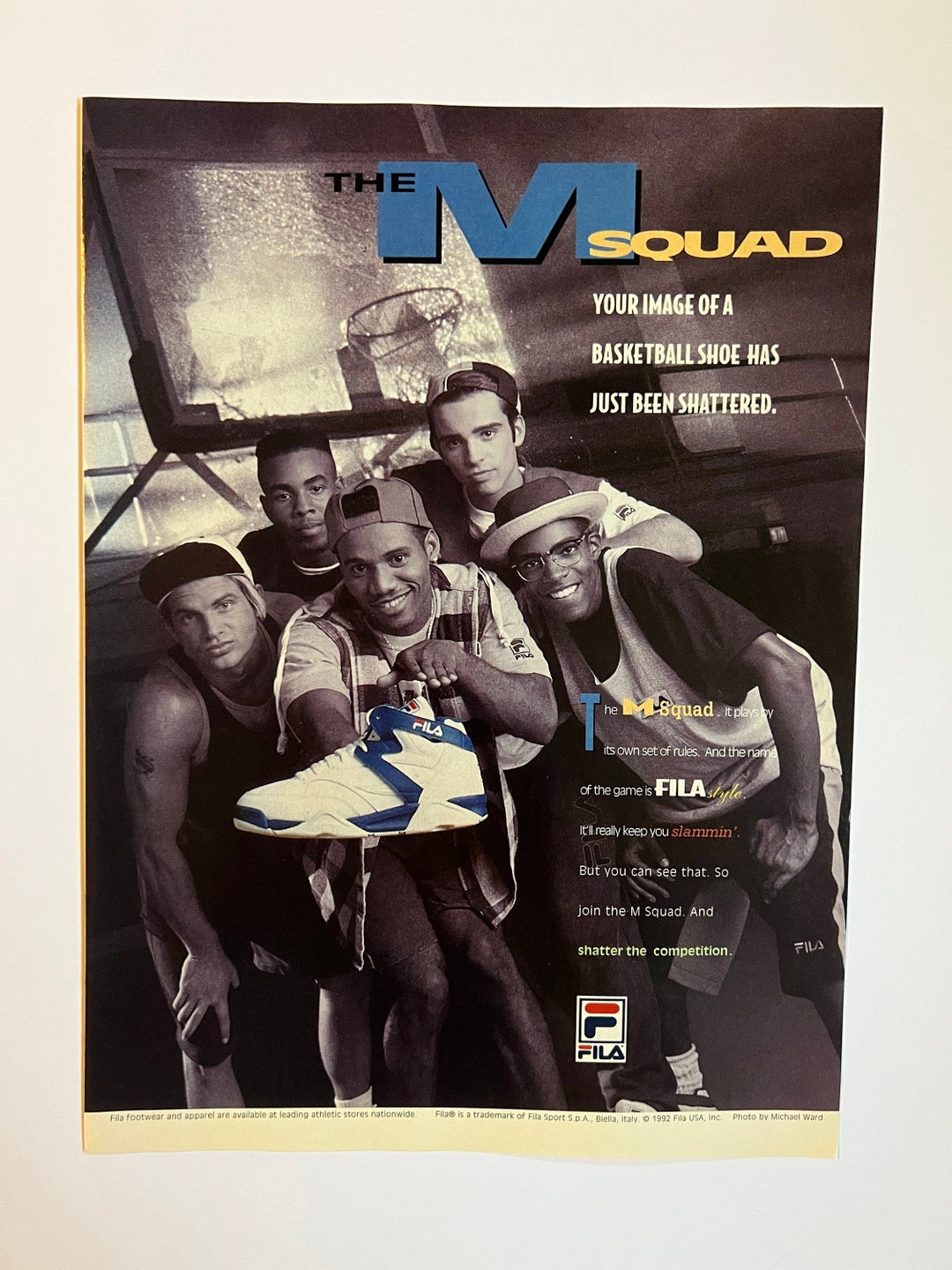 Vintage Fila Advertisement - Etsy