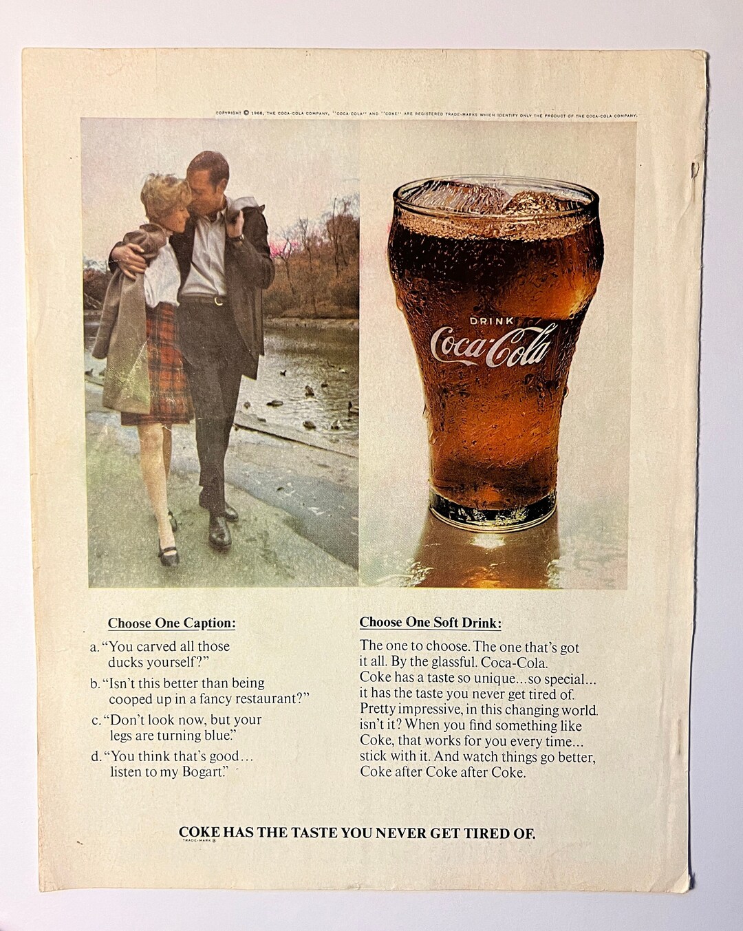 Vintage Coca-cola Advertisement - Etsy