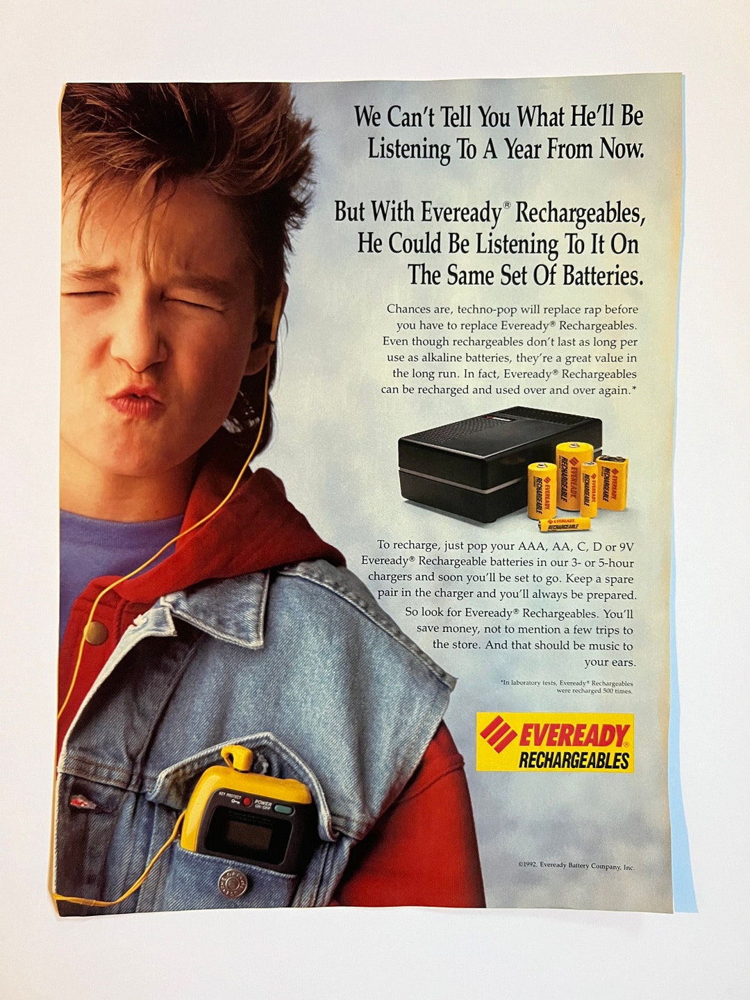 Vintage Eveready Batteries Advertisement - Etsy