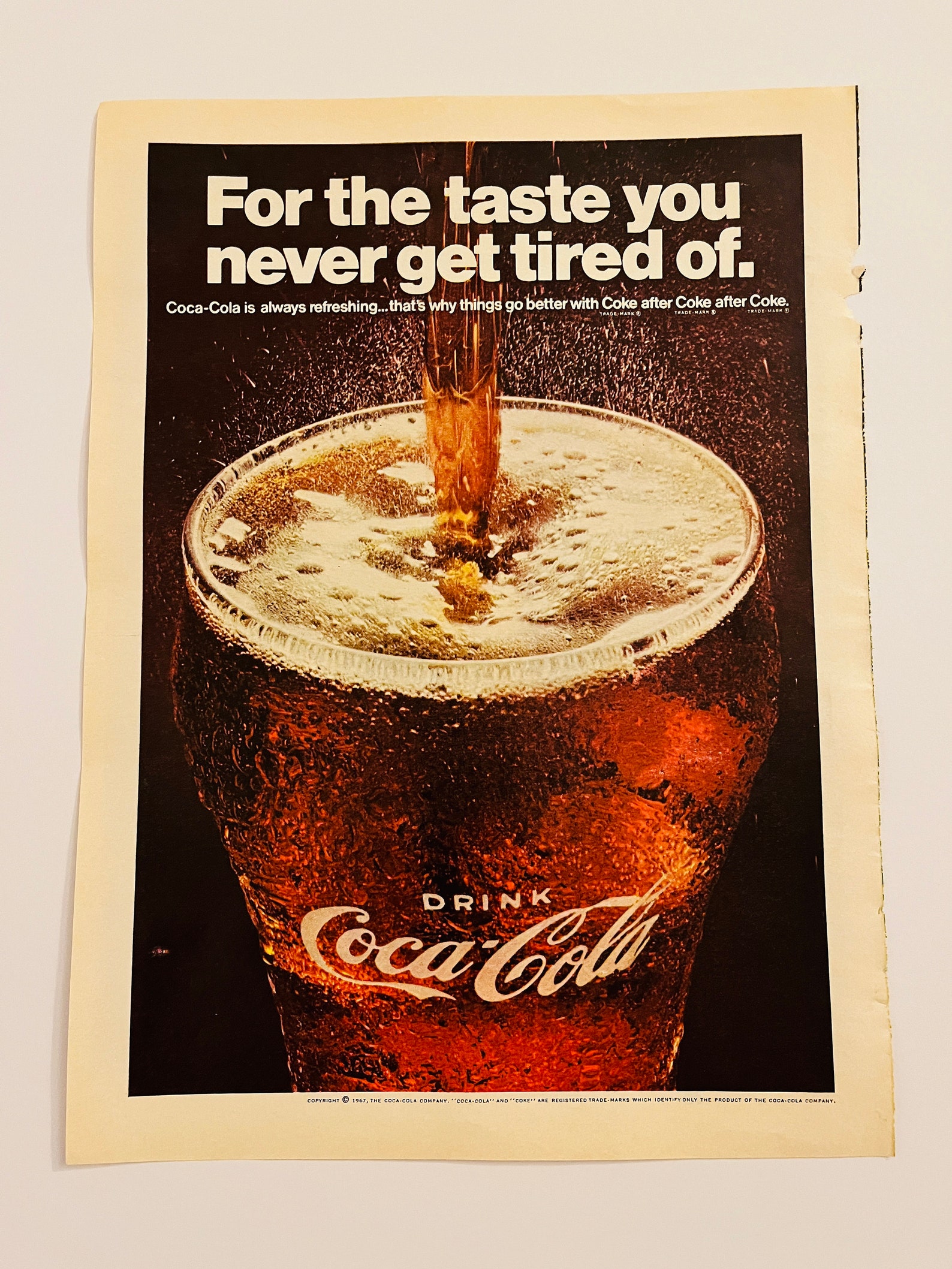 Vintage Coca-cola Advertisement - Etsy