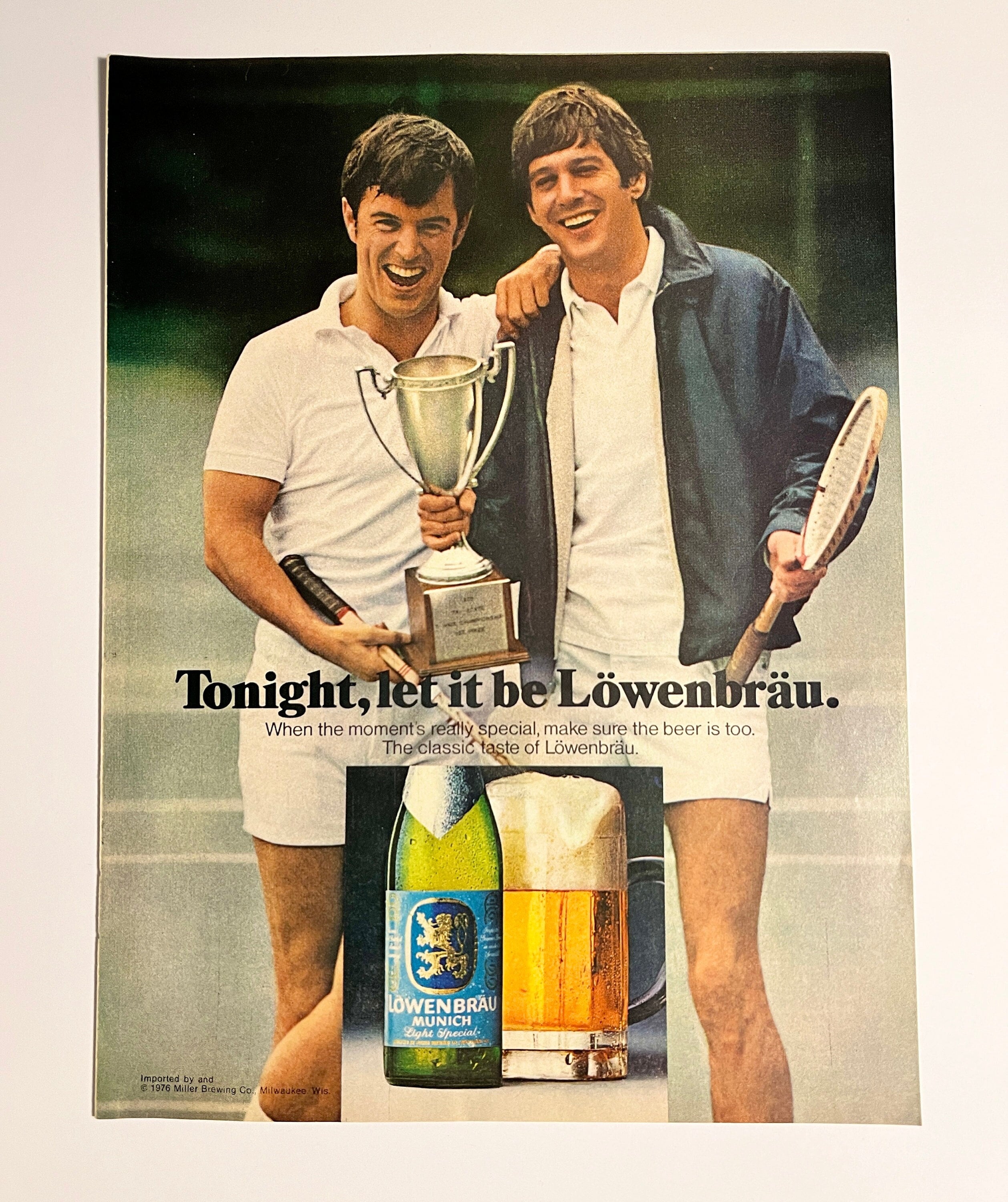 Vintage Lowenbrau Beer Advertisement - Etsy