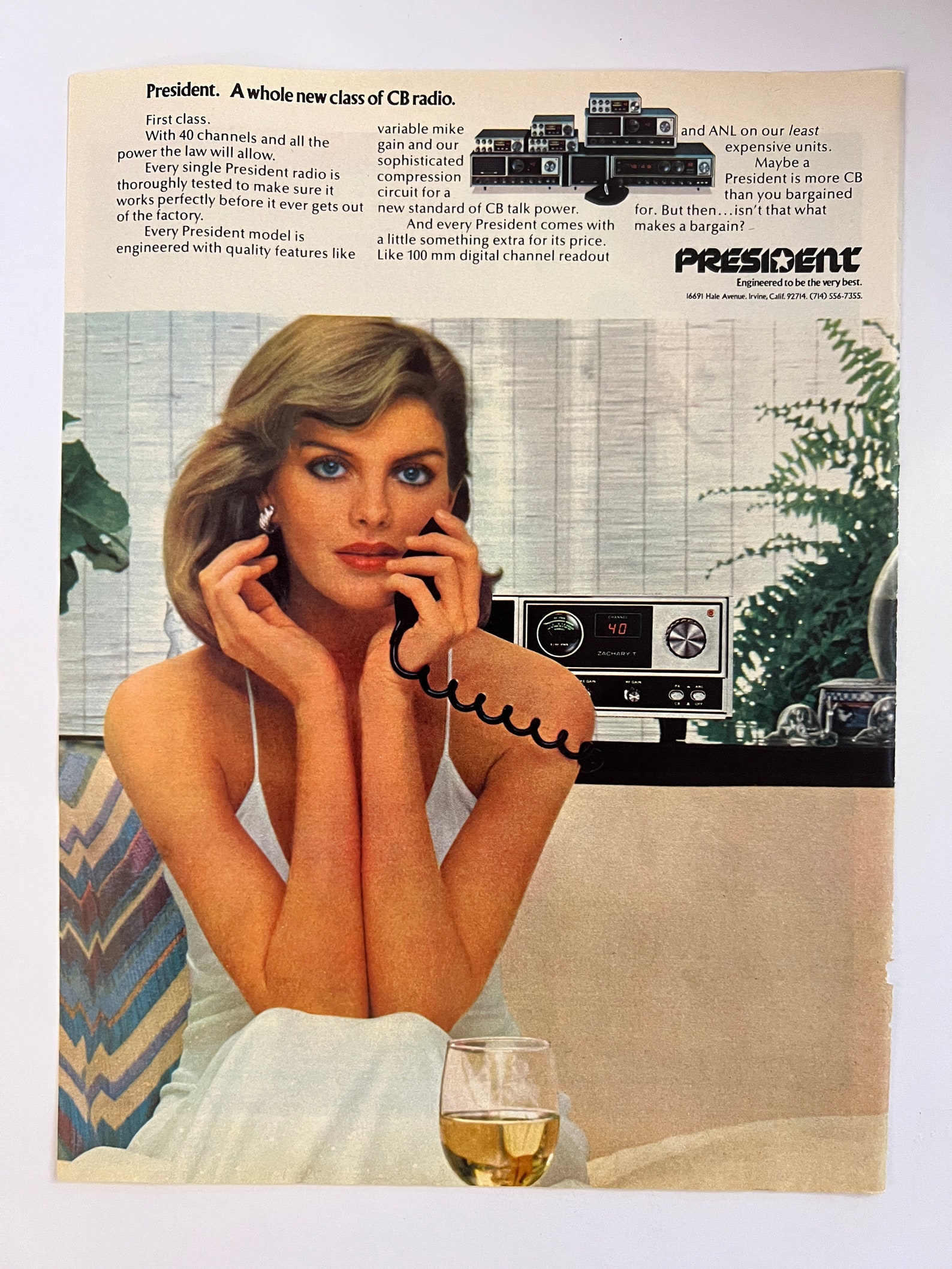 Vintage President Radio Advertisement - Etsy