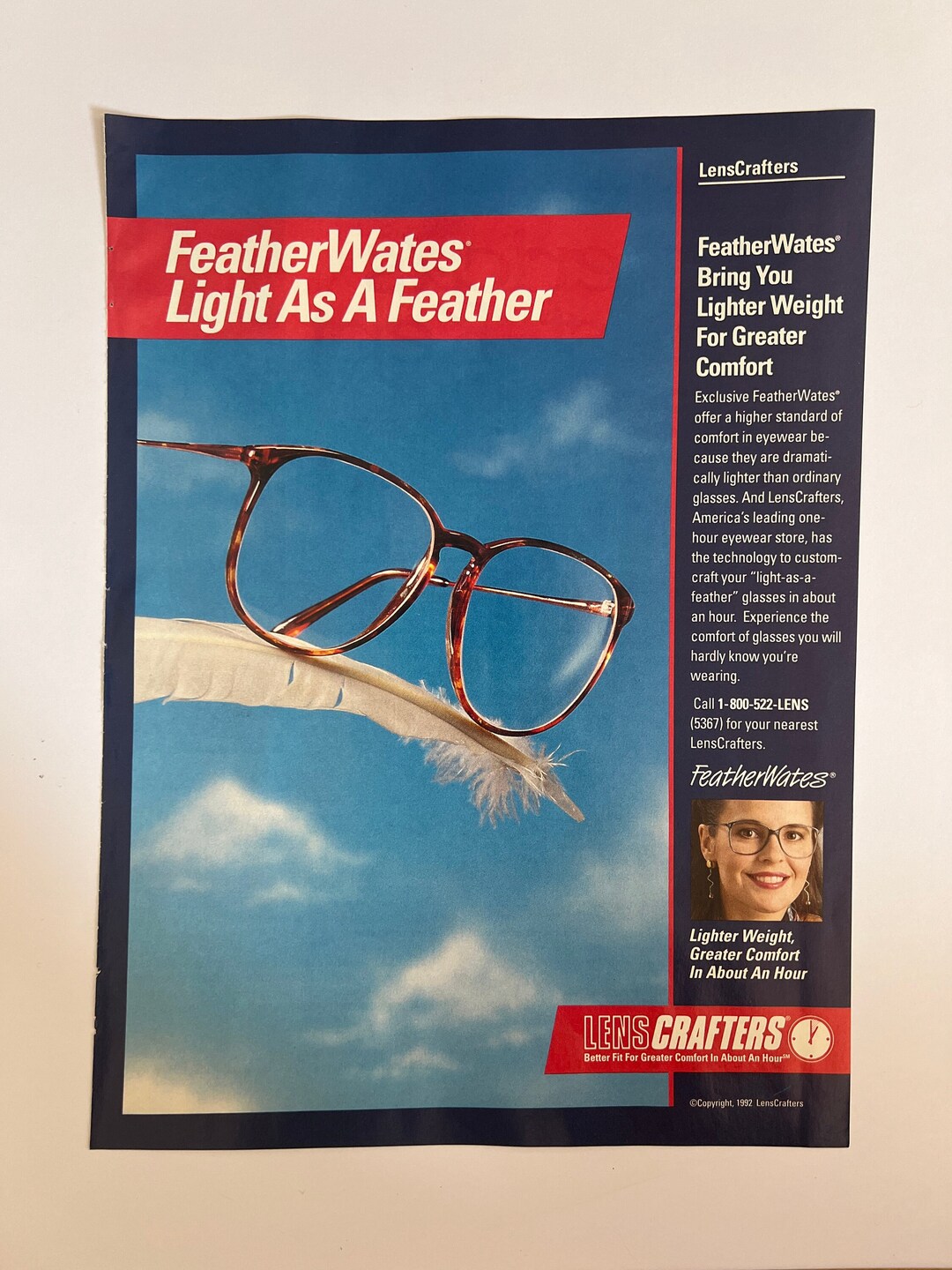 Vintage Lenscrafters Advertisement - Etsy