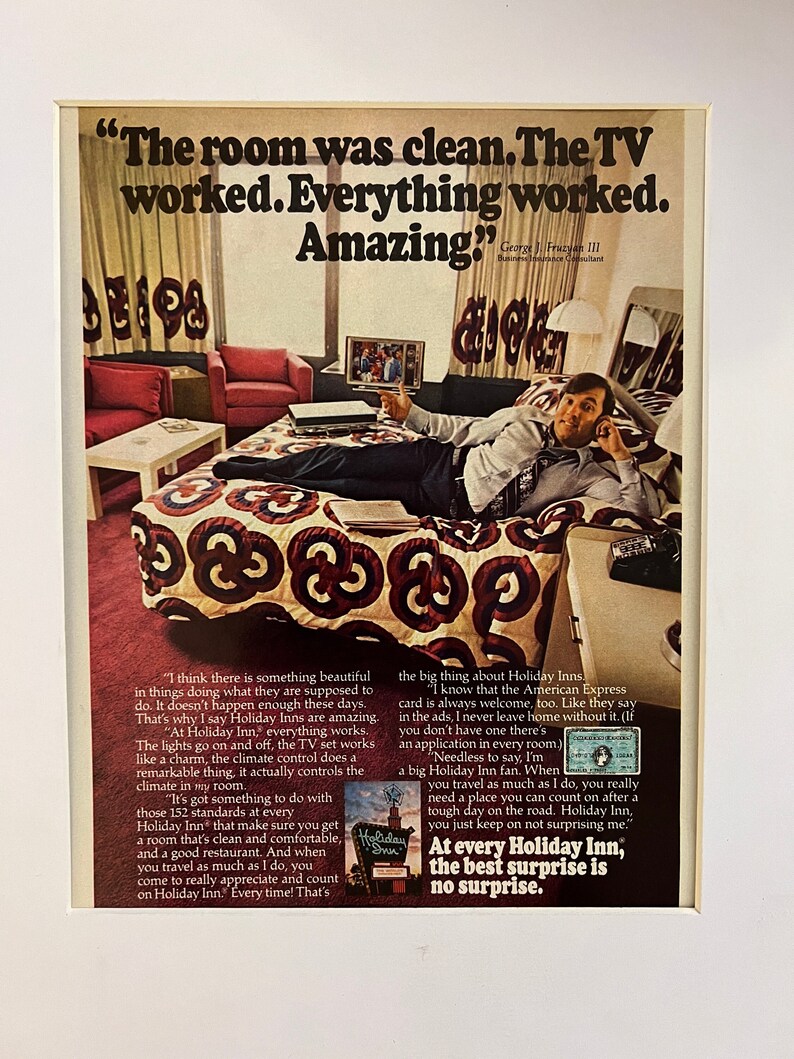 Vintage Holiday Inn Advertisement - Etsy