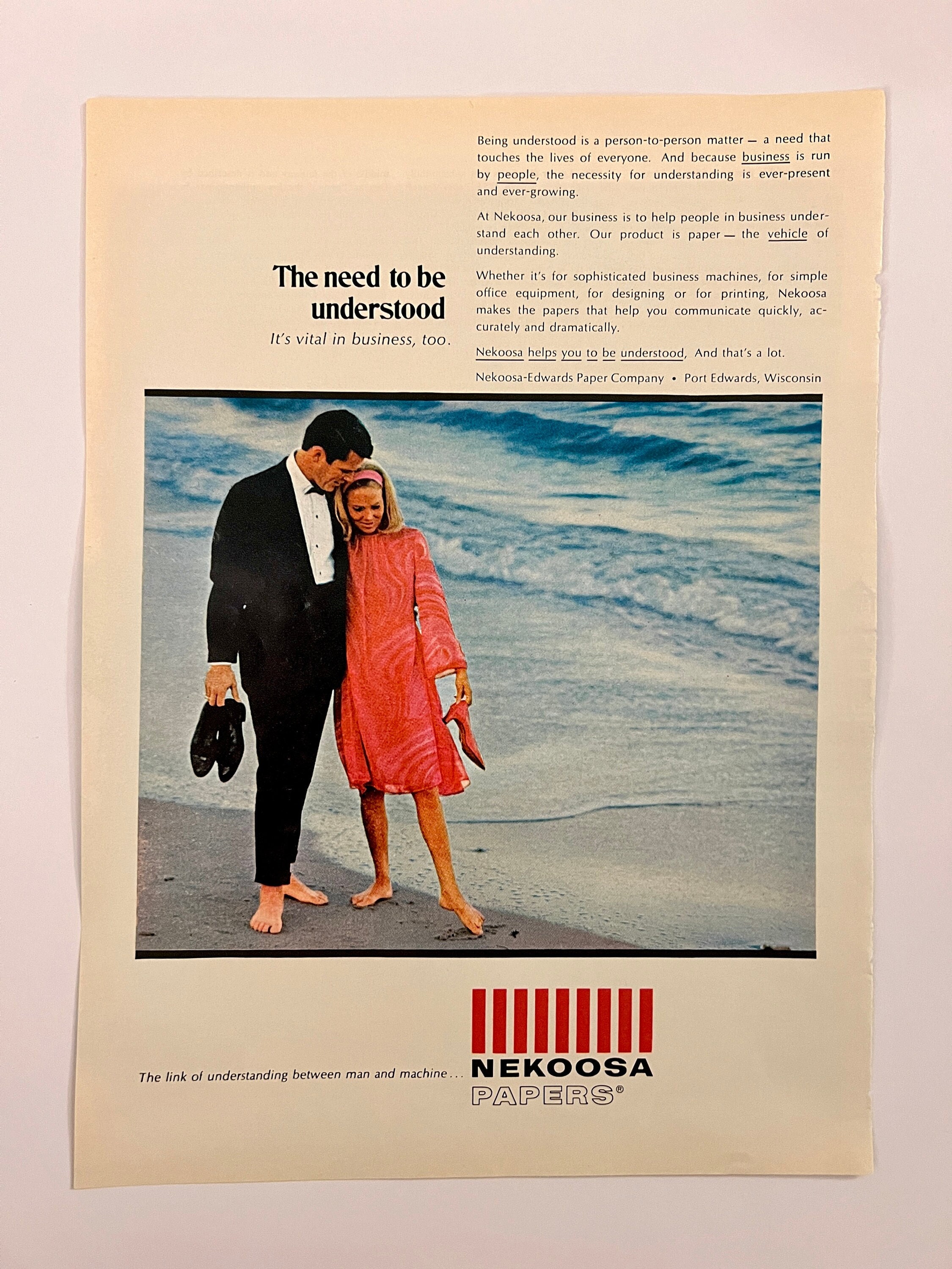 Vintage Nekoosa Papers Advertisement - Etsy