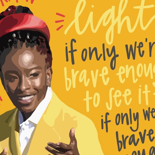 DIGITAL Amanda Gorman Poet Laureate Black Poet Black Girl | Etsy