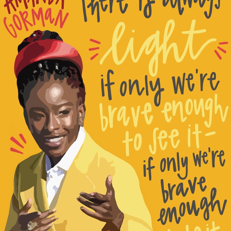 Amanda Gorman Poster - Etsy