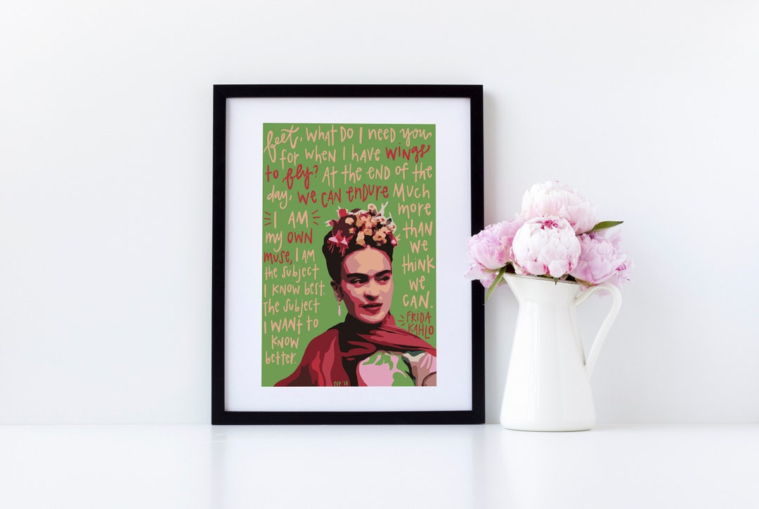 Frida Kahlo Poster, Frida Kahlo, Frida Kahlo Print, Feminist Gift ...