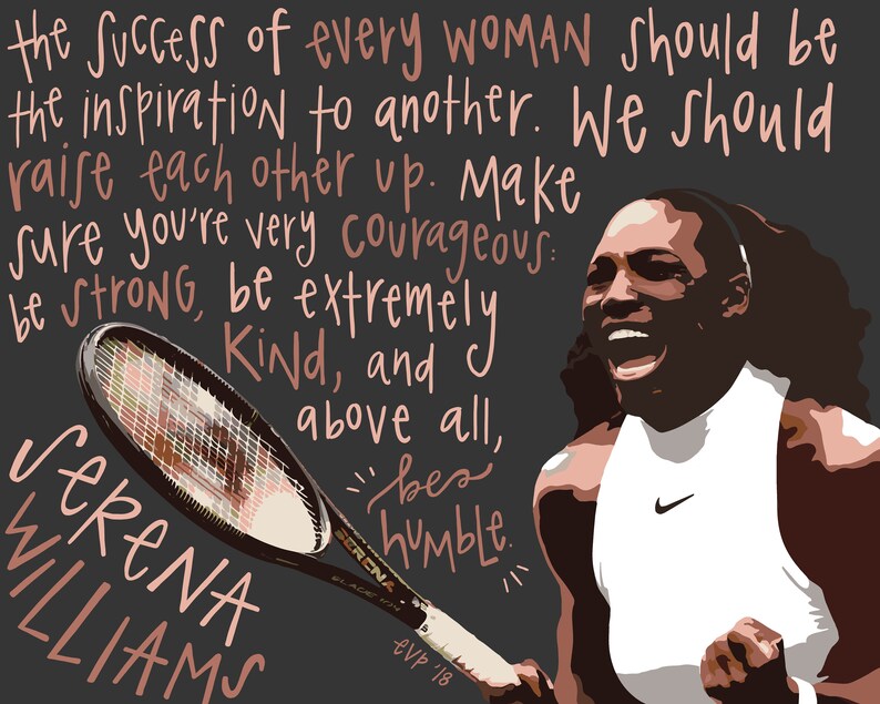 Serena Williams Black Girl Magic Black Lives Matter | Etsy