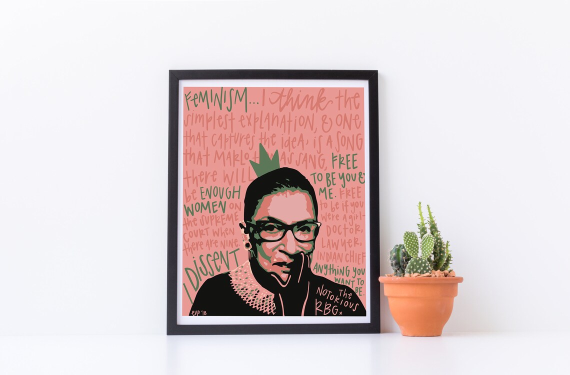 Ruth Bader Ginsburg Ruth Bader Ginsburg Poster Ruth Bader - Etsy