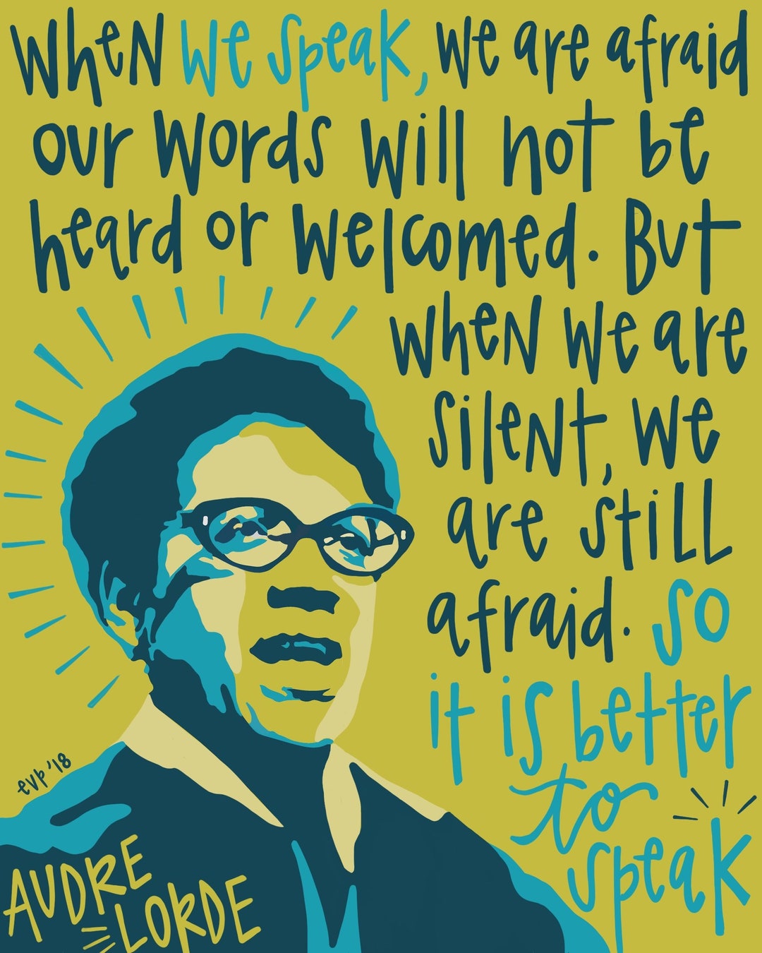 Audre Lorde - Digital Download - Etsy