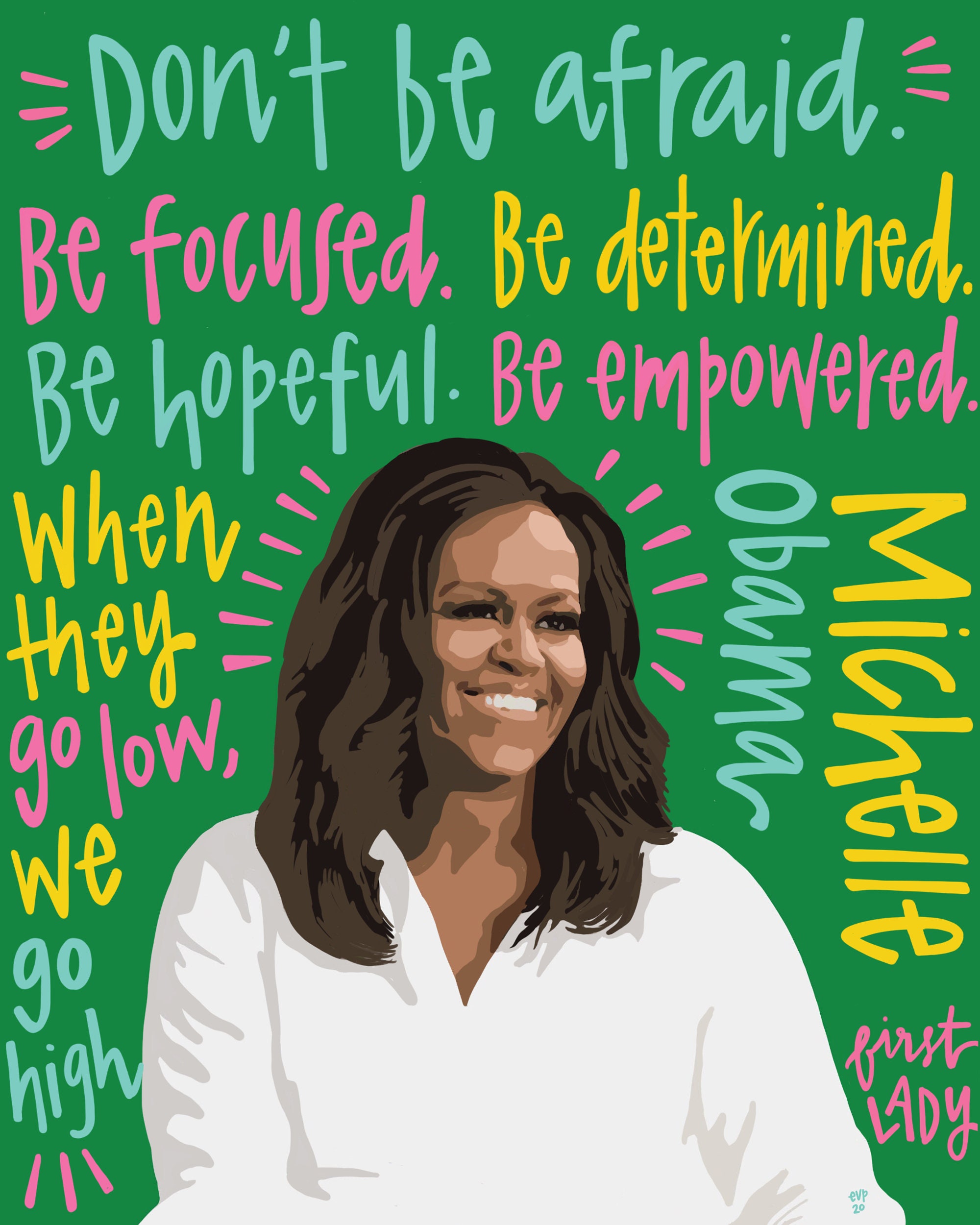 Michelle Obama Pop Art