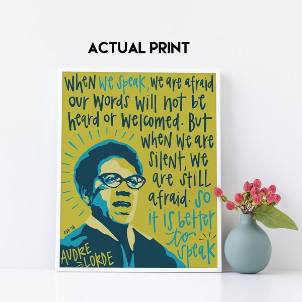 Audre Lorde - Etsy