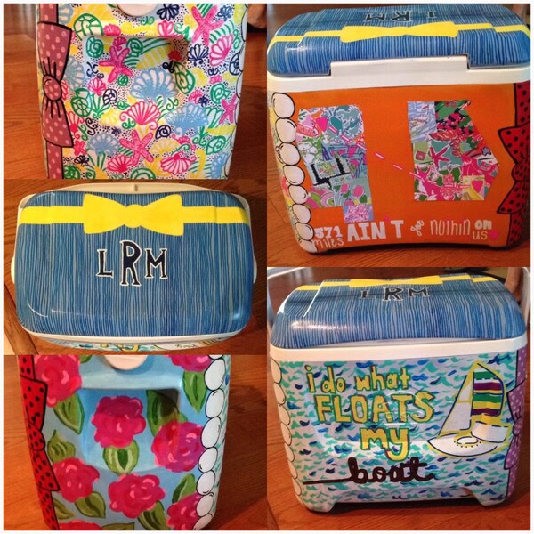 Painted Cooler - Etsy