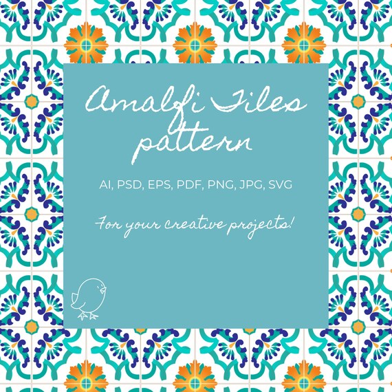 Amalfi Tile Pattern | Etsy