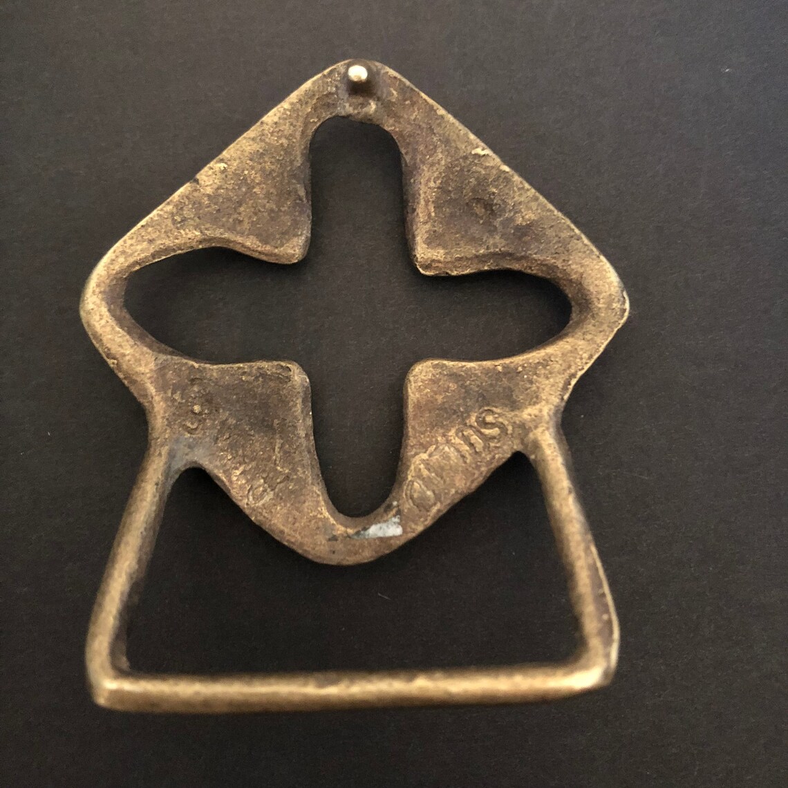 Vintage 1970s Rare Duncan Laurie Abstract Modernist Art Brass Belt ...