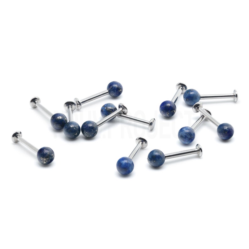 Natural Gemstone Studs Assorted Stone 316L Surgical Steel - Etsy