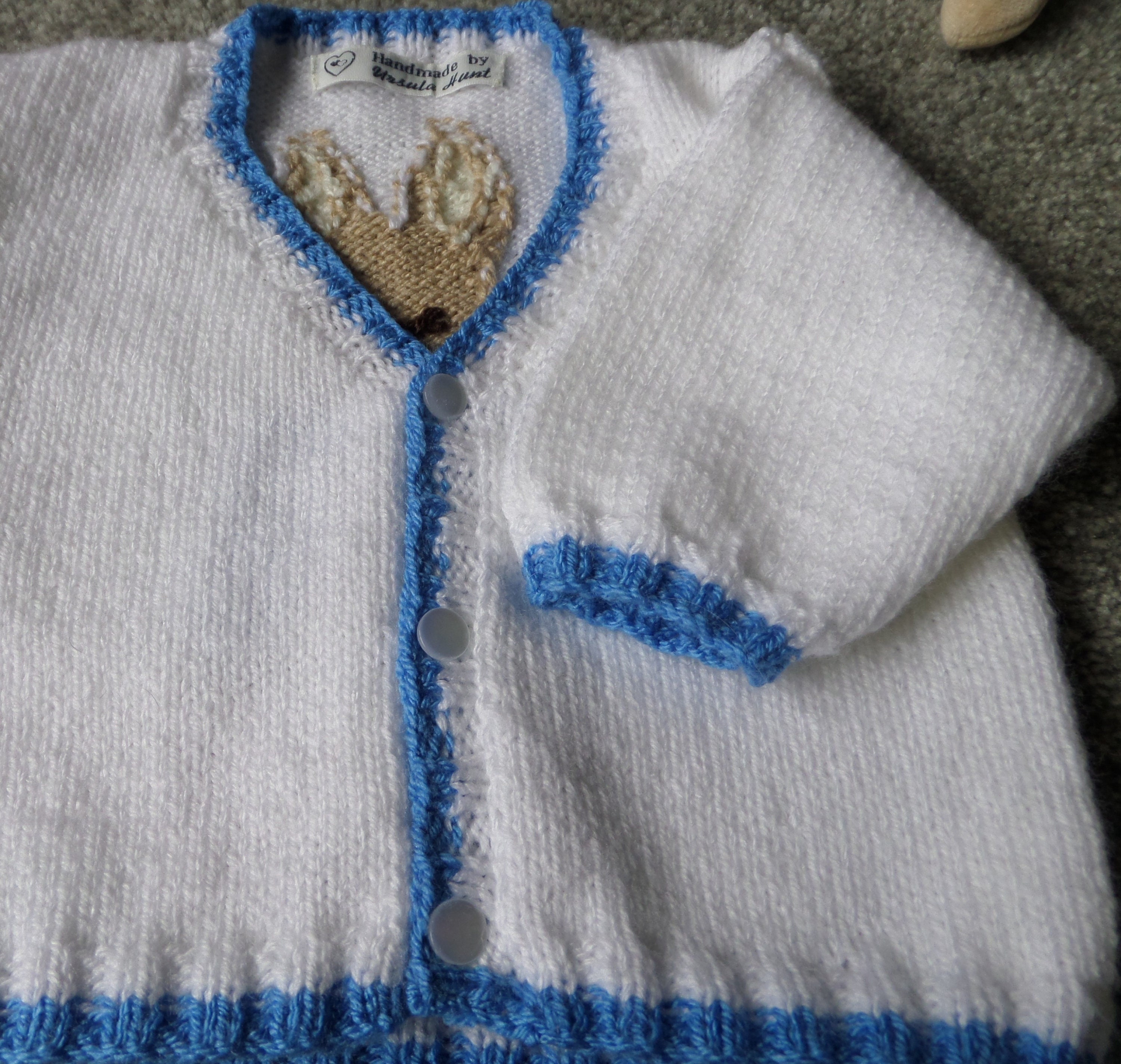 Peter Rabbit Cardigan, Aged 6-12 Months Ready Now. Baby Shower , Baby ...