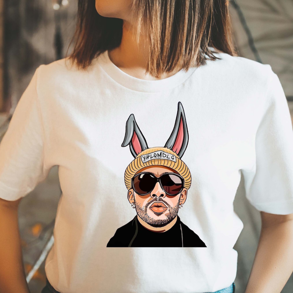Bad Bunny Shirt, Bad Bunny Printed Graphic Tee sold by Onyekachukwu ...