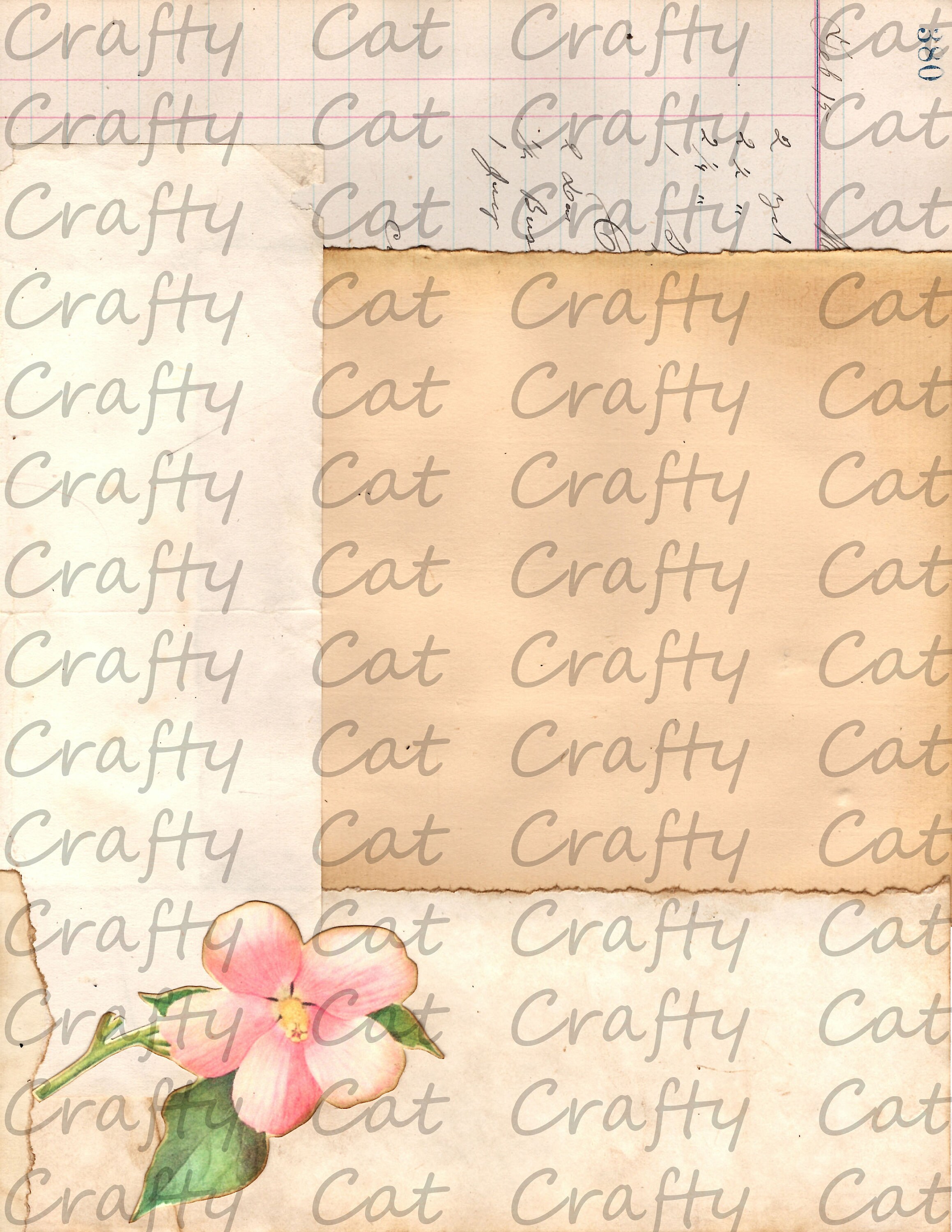 Old Paper 8 Page Digital Download (backing or Collage Paper) - Etsy