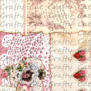 Old Love Notes (18 Page Digital Download Kit Only 10 Pages Are Shown ...