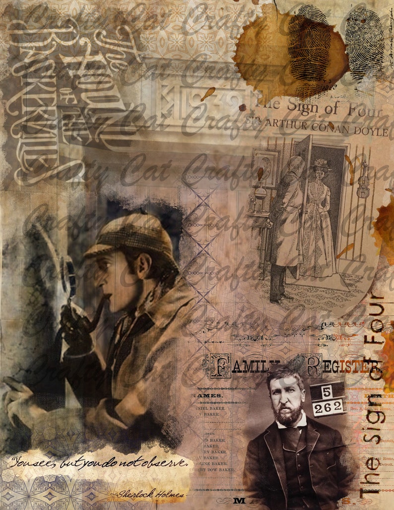 Holmes: Carol's Case (a 20 Page Digital Download LEDGER STYLE ...