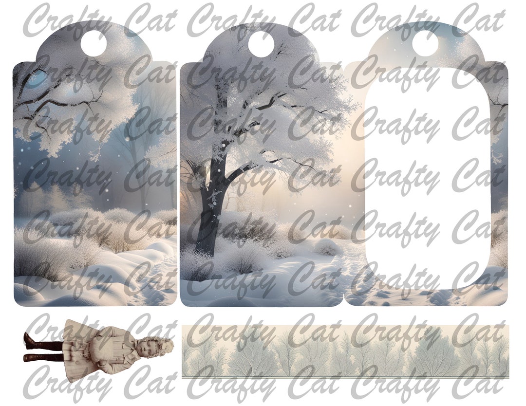 Cold Outside Tags (a 24 Page Digital Download) - Etsy