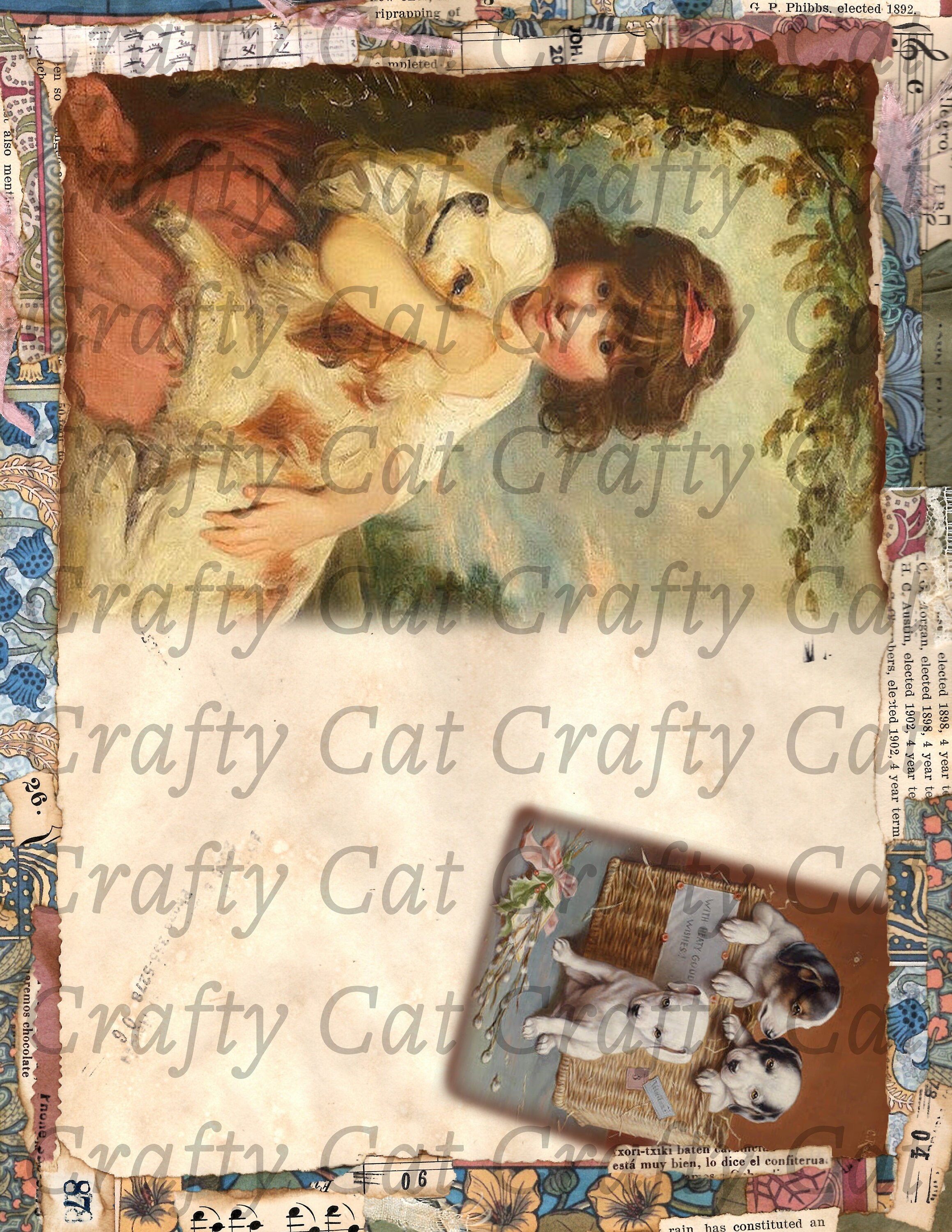 Dog Days 14 page Digital Download not all pages are shown | Etsy