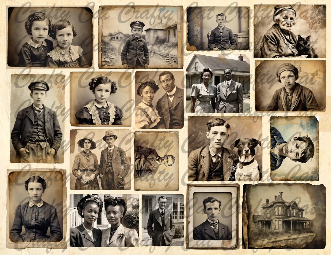 People of the Past (a 12 Page Digital Download) - Etsy