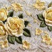 Butter Yellow Embroidery (a 12 Page Digital Download for PAPER CRAFTS ...
