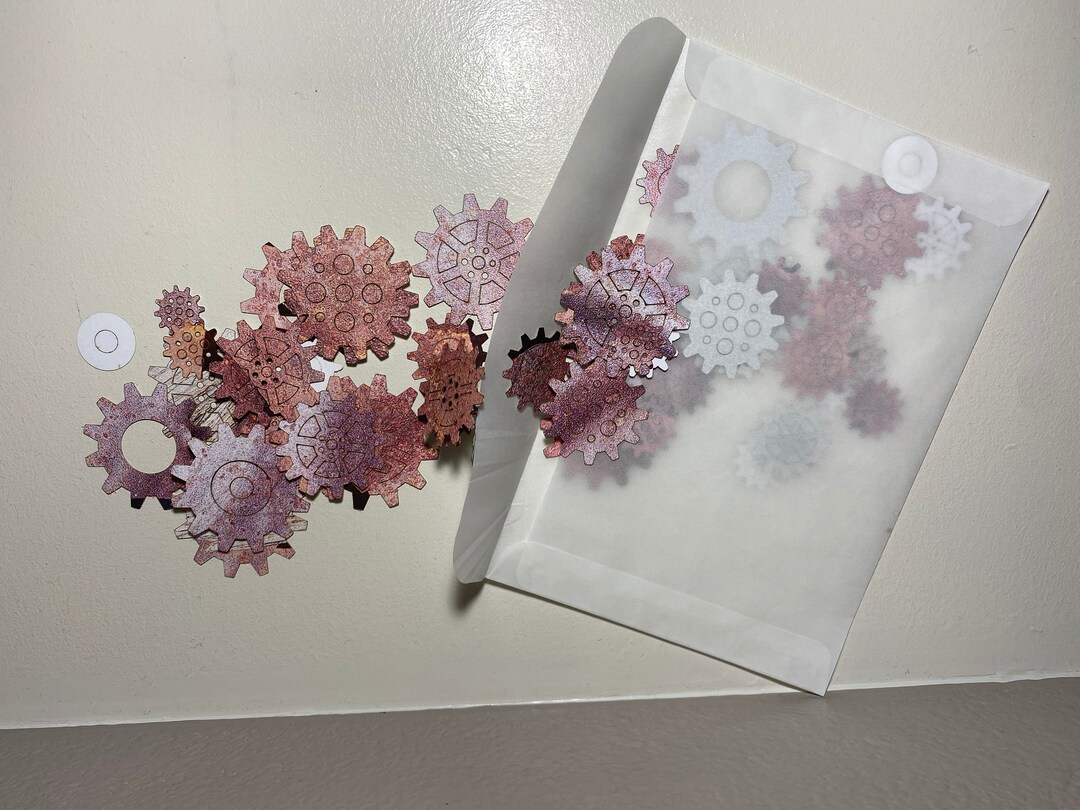 Bag O' Rusty Paper Cogs for Crafting - Etsy