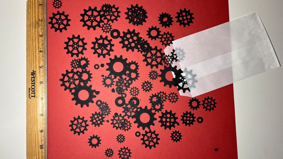 Bag O' Black Paper Cogs - Etsy