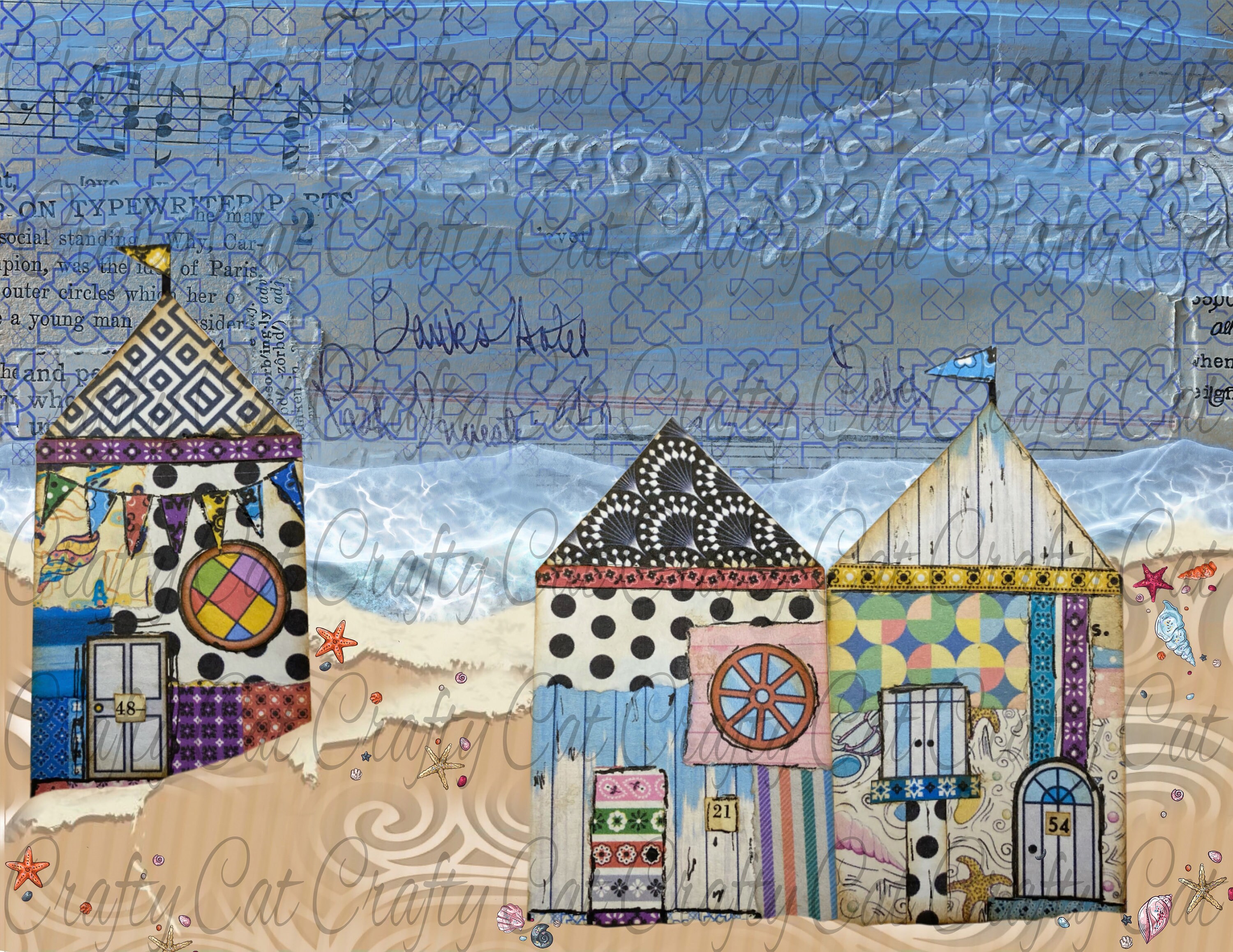 Down by the Sea a 20 Page Digital Download Not All Pages Are | Etsy